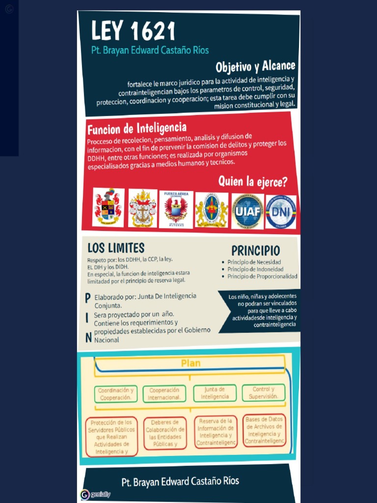 Infografia - LEY 1621 | PDF