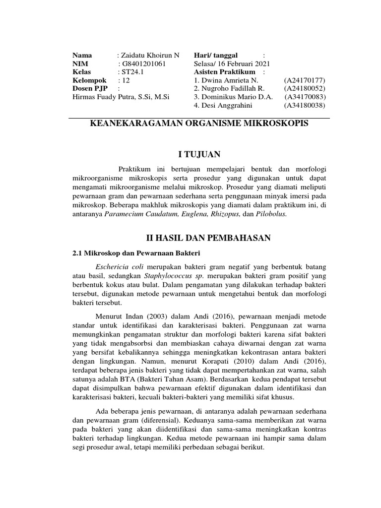 Biologi Dasar IPB PPKU | PDF
