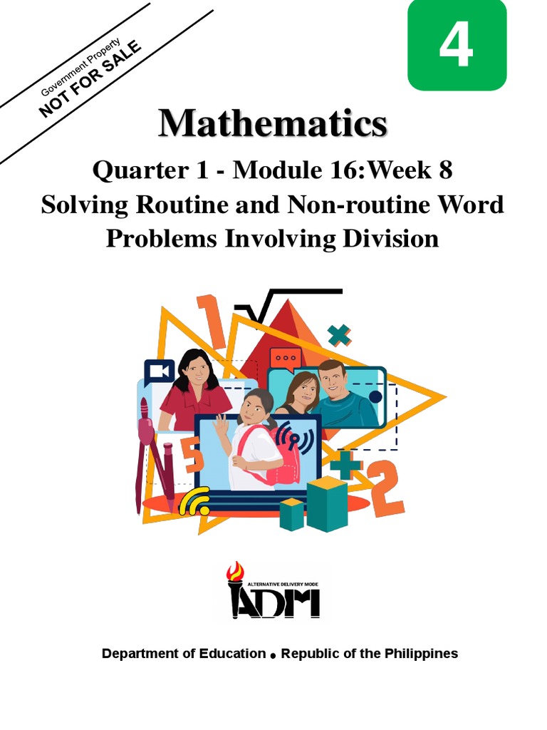 Math4 q1 Mod16 Solvingroutineandnonroutineofdivision v3 | PDF | Knowledge