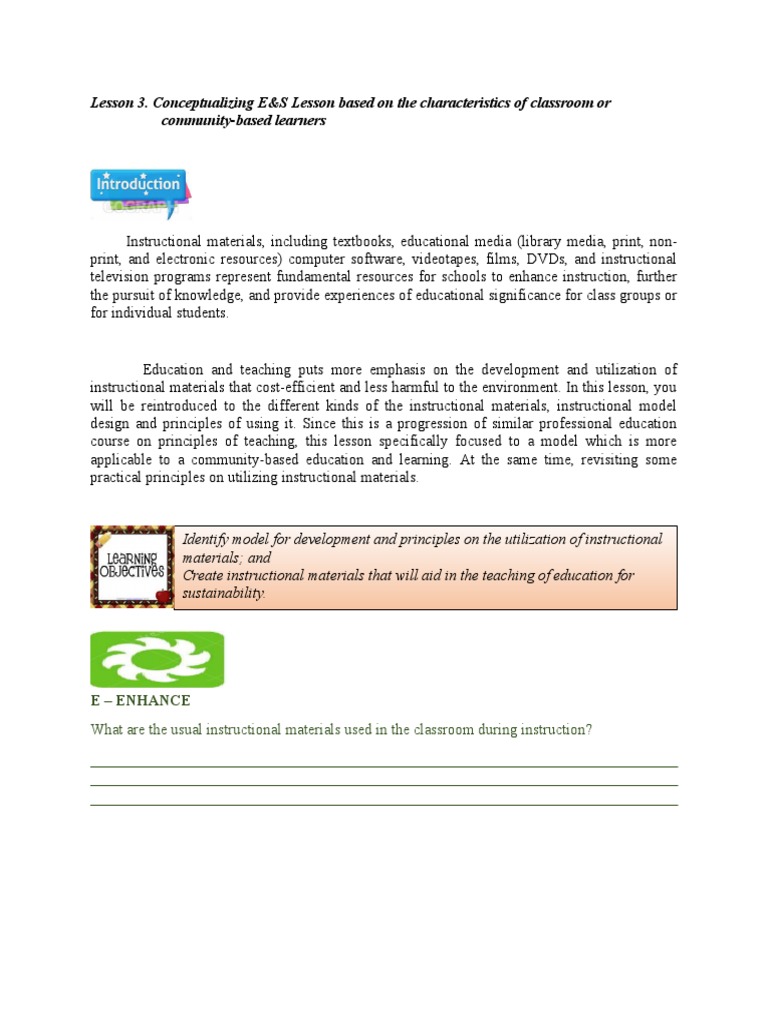 Unit 3 and Unit 4 | PDF | Lesson Plan | Educational Assessment