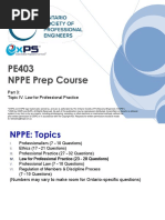 NPPE Exam - Multiple Choice Sample Exam | PDF | Test (Assessment) | Bribery