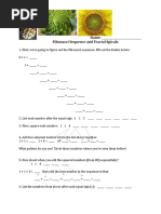 Fibonacci Spiral Worksheet | PDF