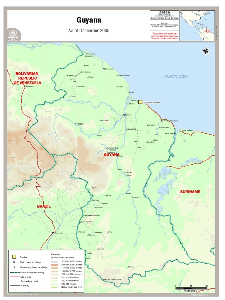 Guyana Atlas A3PC 10-01-2010 | PDF | Physical Geography | Cartography