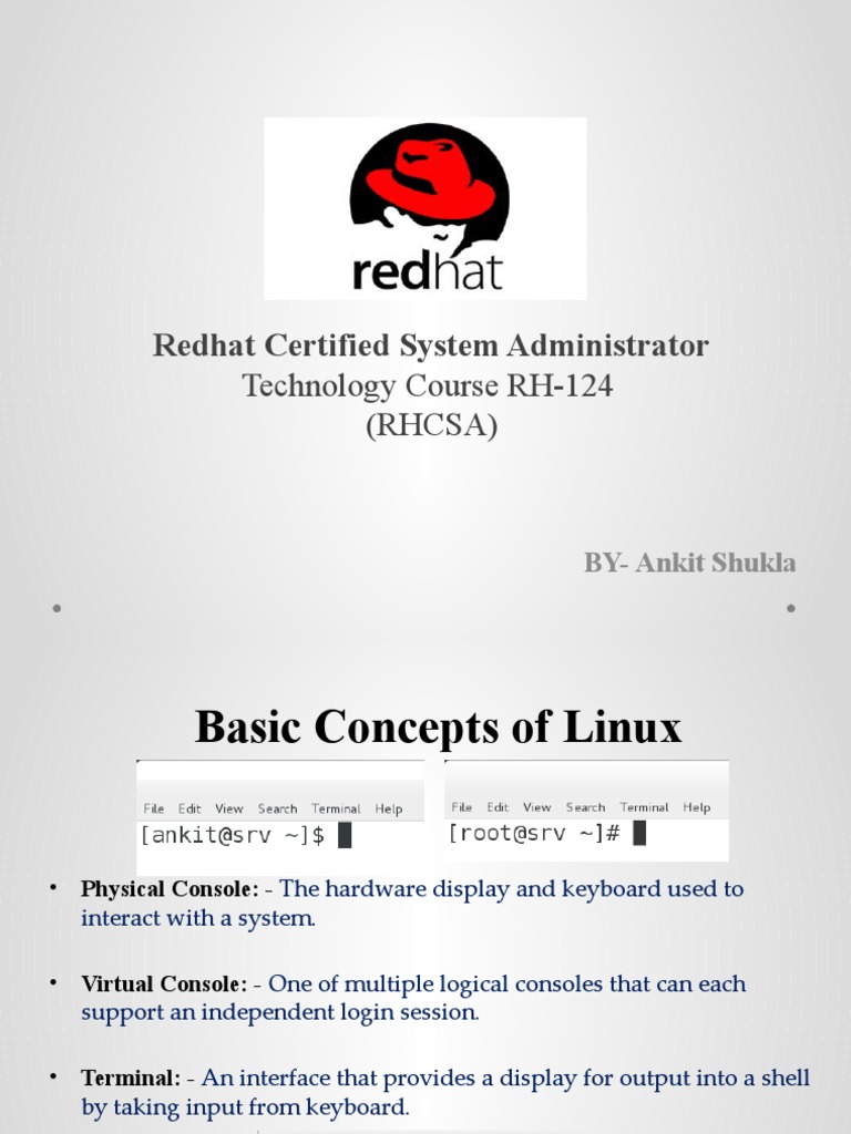 RHCSA-4 Basic Concepts and Commands | PDF | Software Development | Unix