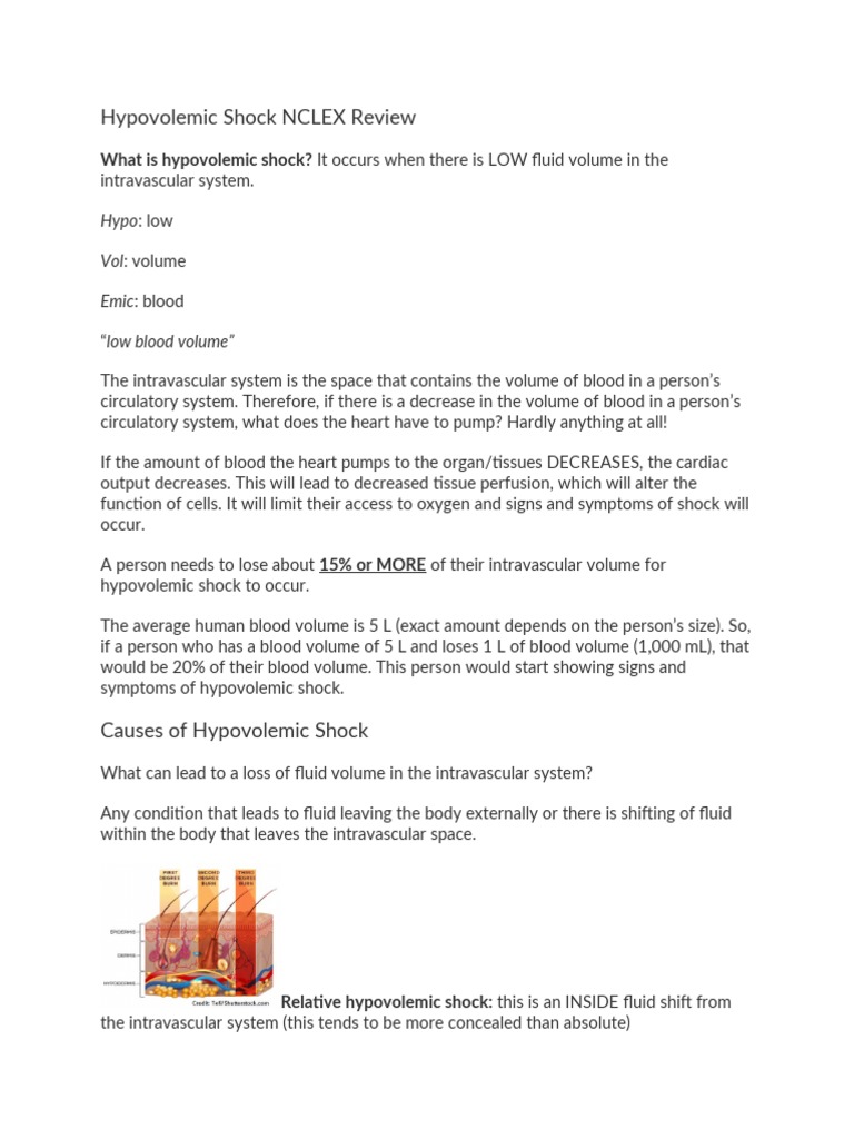 Types of Shocks | PDF | Shock (Circulatory) | Heart