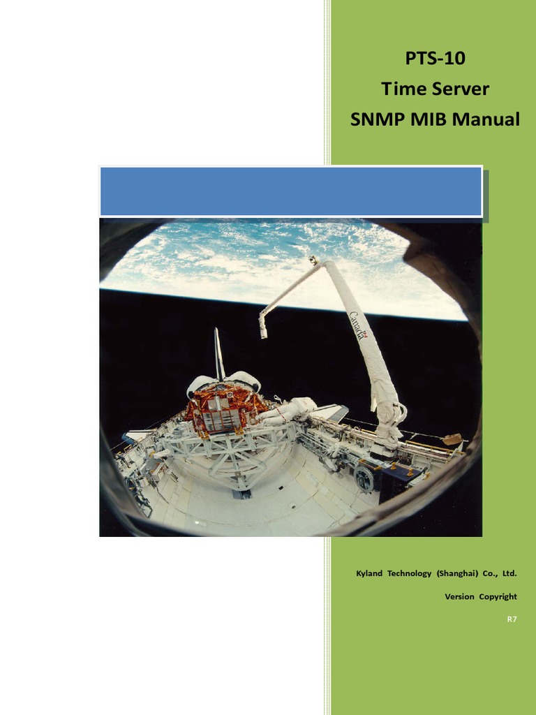 PTS-10 Time Server - SNMP MIB Manual R7 | PDF | Ip Address | Telecommunications