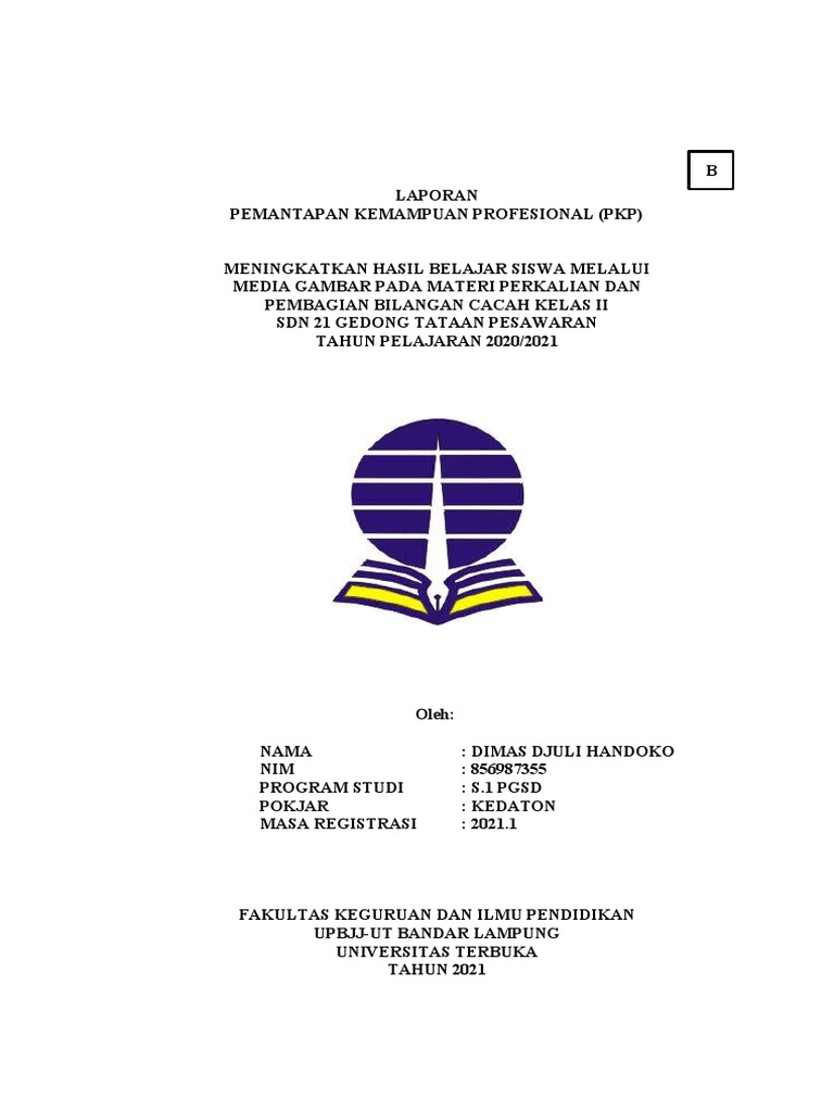 Laporan PKP - Dimas Djuli Handoko - 856987355 - 2B | PDF