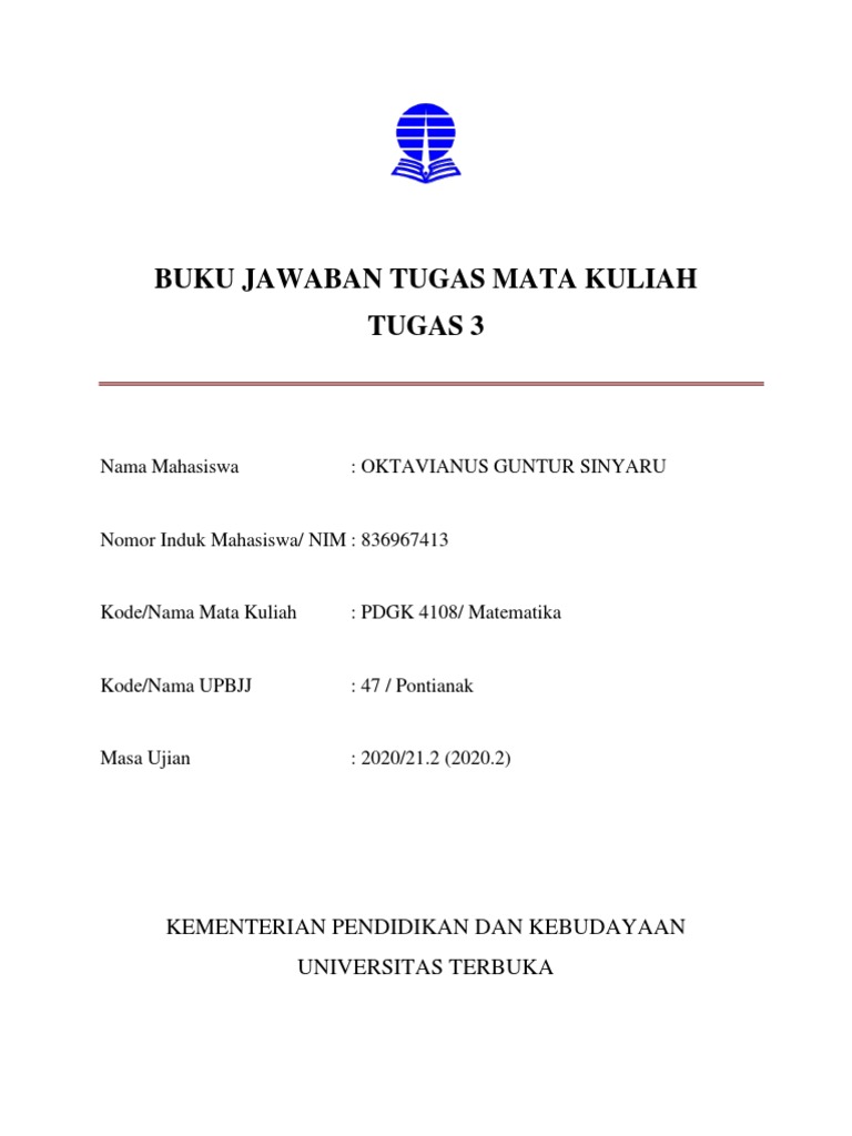 PDGK 4108 BJT - Umum - Tugas3 | PDF