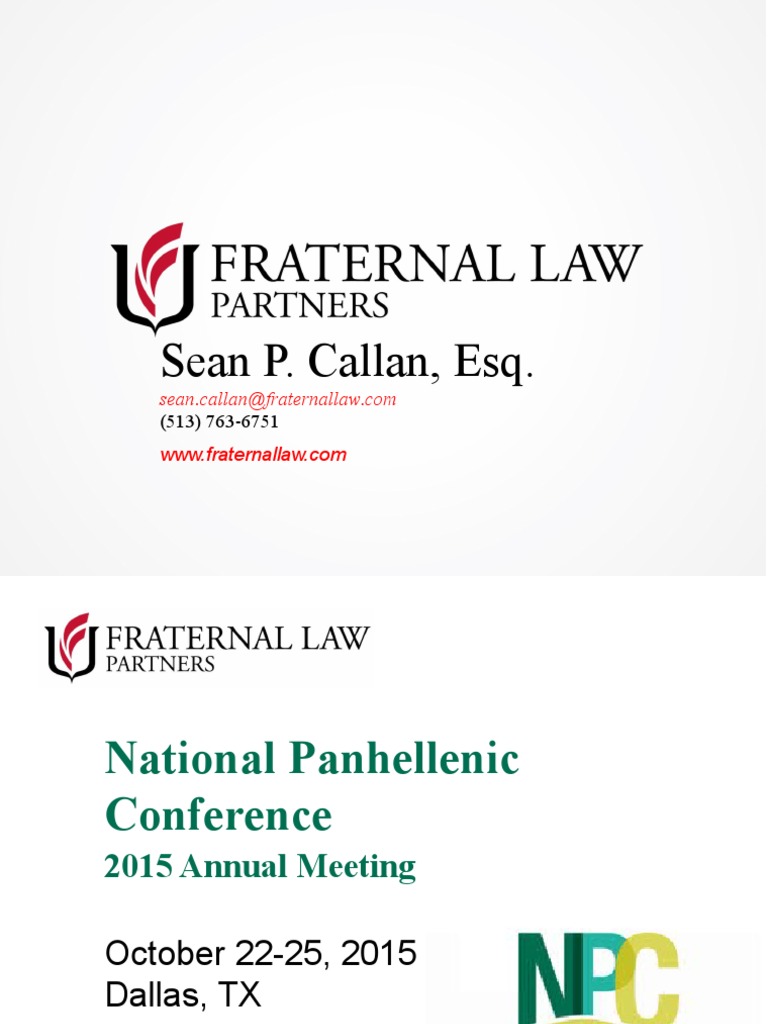Sean P. Callan, Esq | PDF | Lease | Leasehold Estate