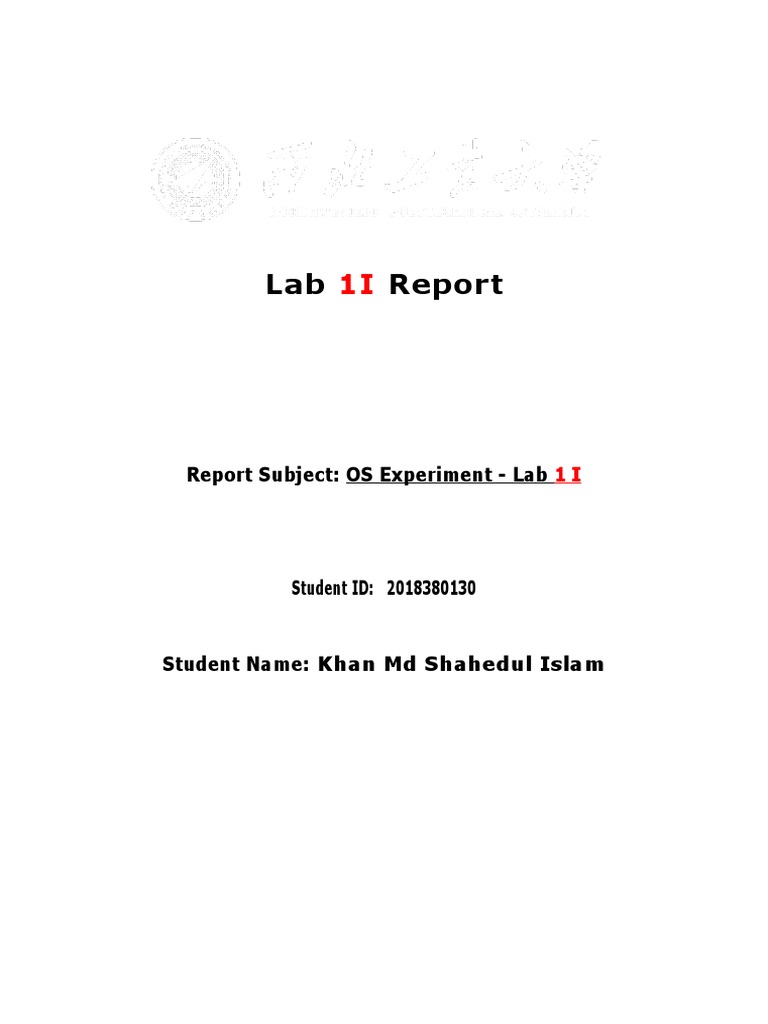 Operating System Lab Report | Download Free PDF | Computing | Computer Science