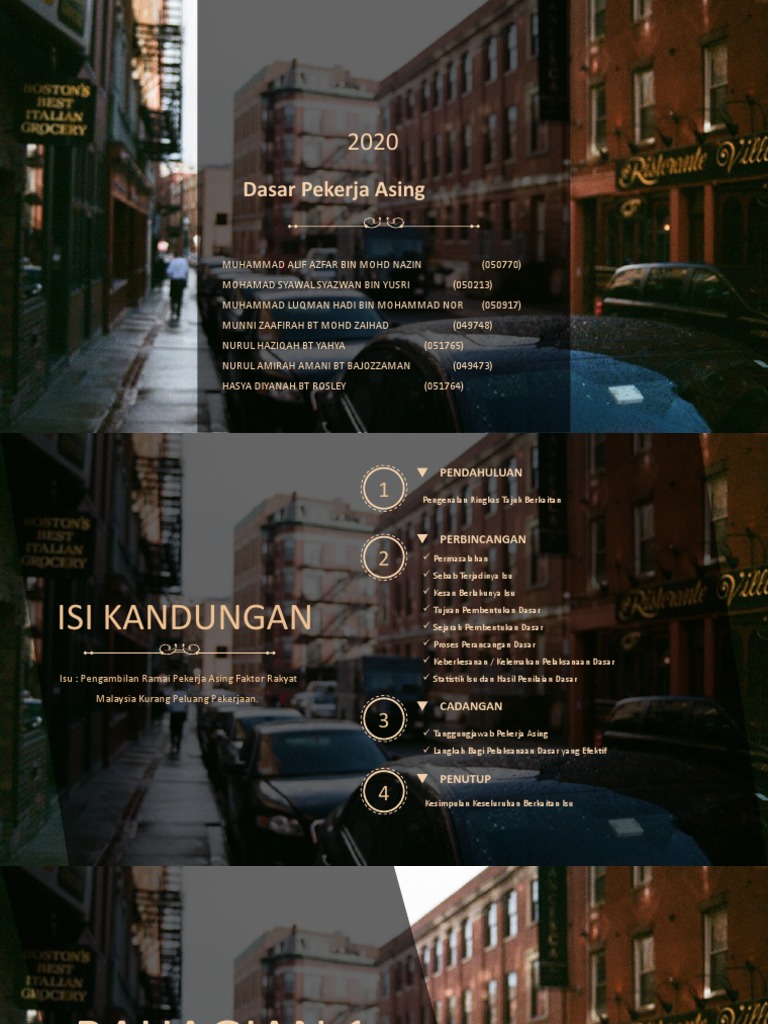 Dasar Pekerja Asing | PDF