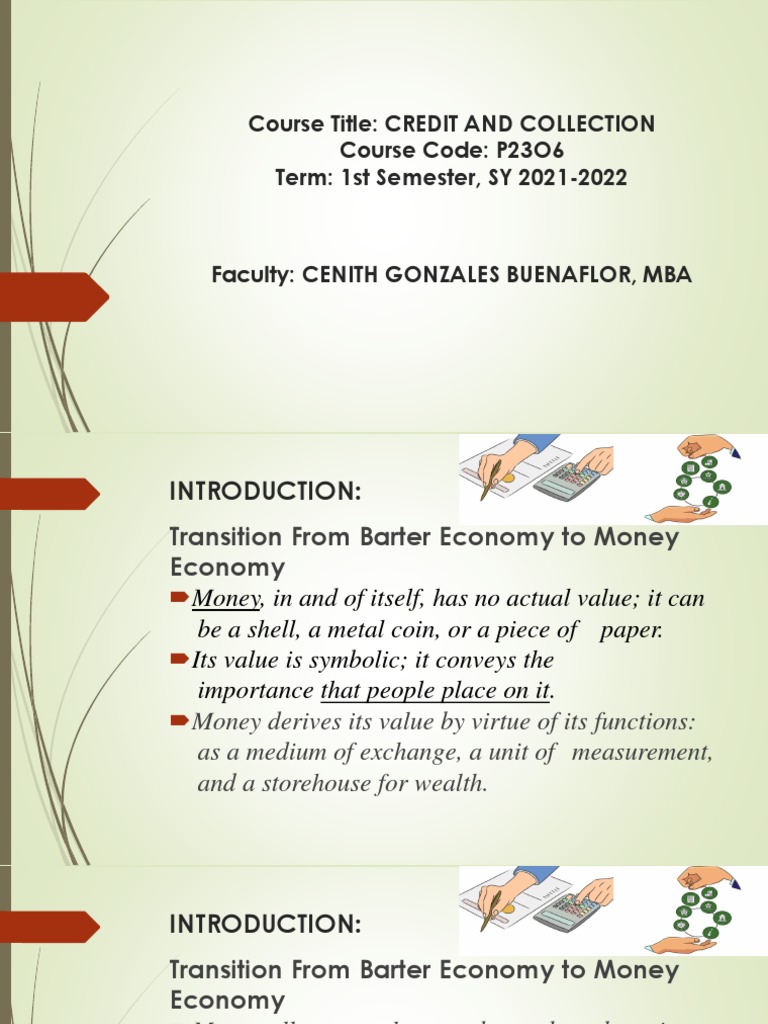 Credit and Collection Introduction | PDF | Finance & Money Management ...