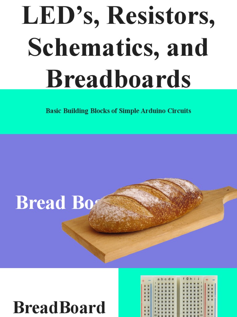 1 - LED - S, Resistors, Schematics, and Breadboards | PDF | Resistor | Series And Parallel Circuits