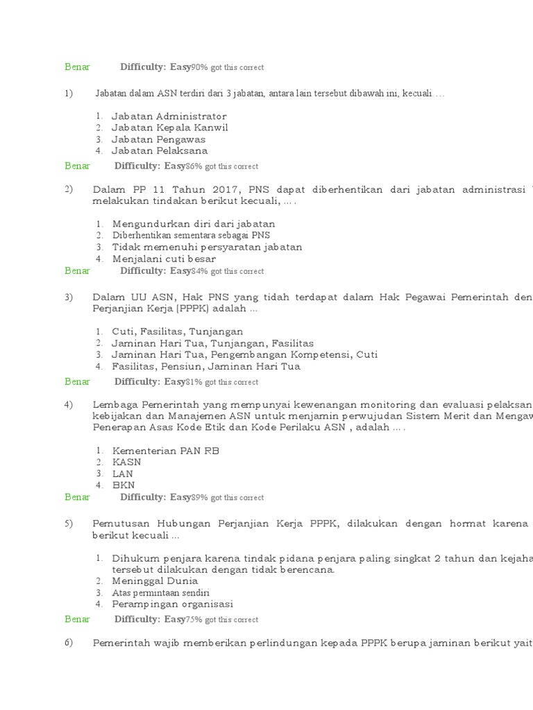 Contoh Soal UPKP | PDF