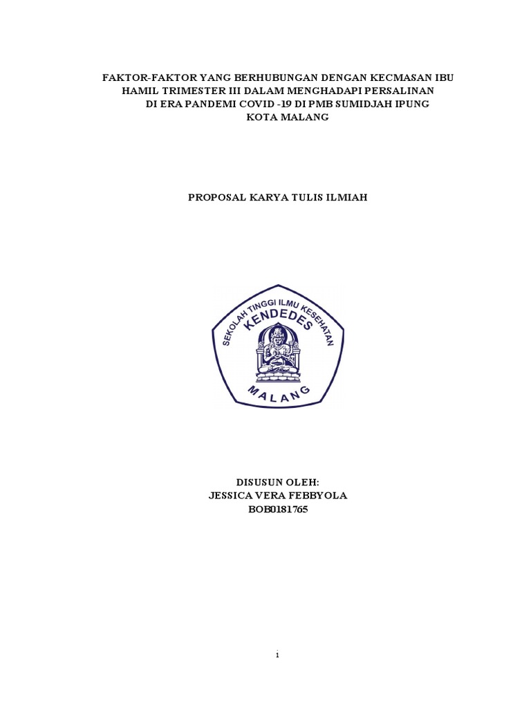 Draf Proposal Jessica FIX | PDF