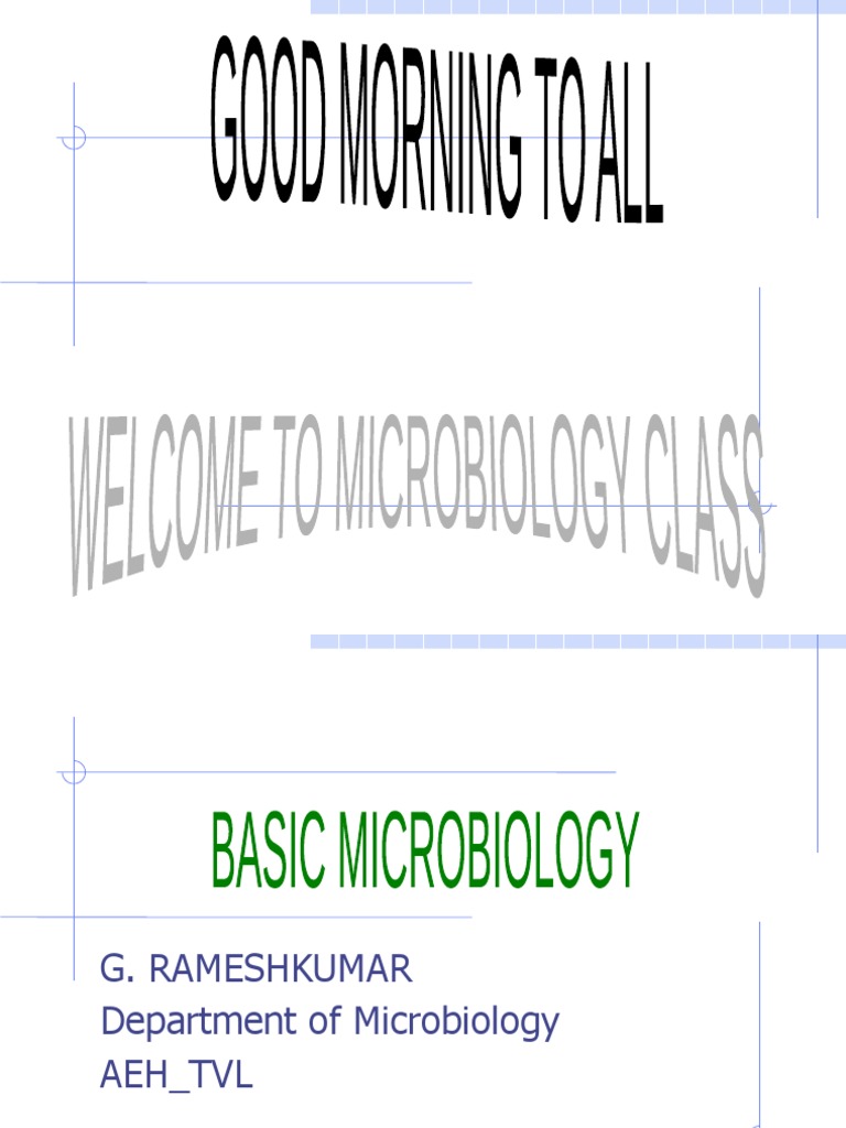 Basic Microbiology Pdf Microbiology Microorganism
