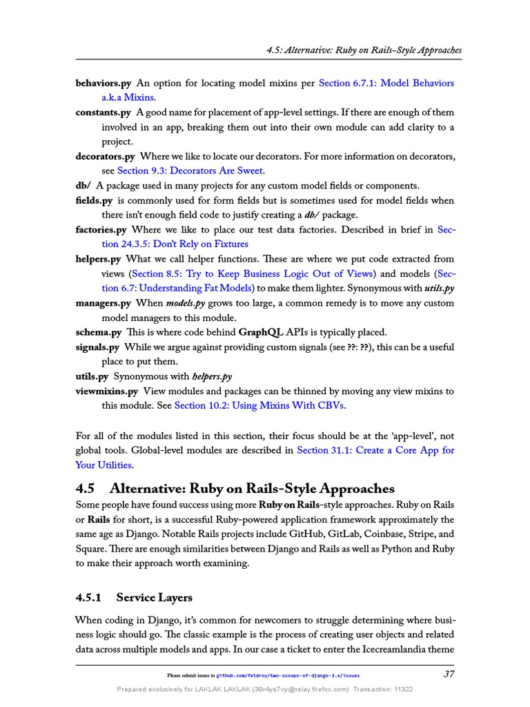 Two Scoops of Django 3.x by Daniel Audrey Feldroy (075-150) | PDF | Command Line Interface ...
