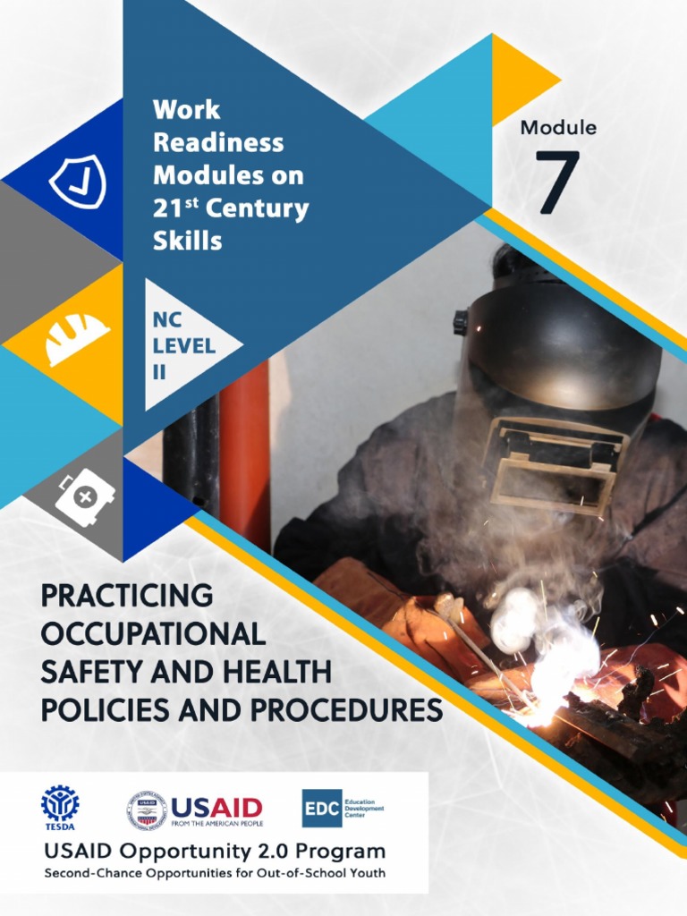 Module 7 - NC II - Practicing OSH Policies and Procedures - Final | PDF ...