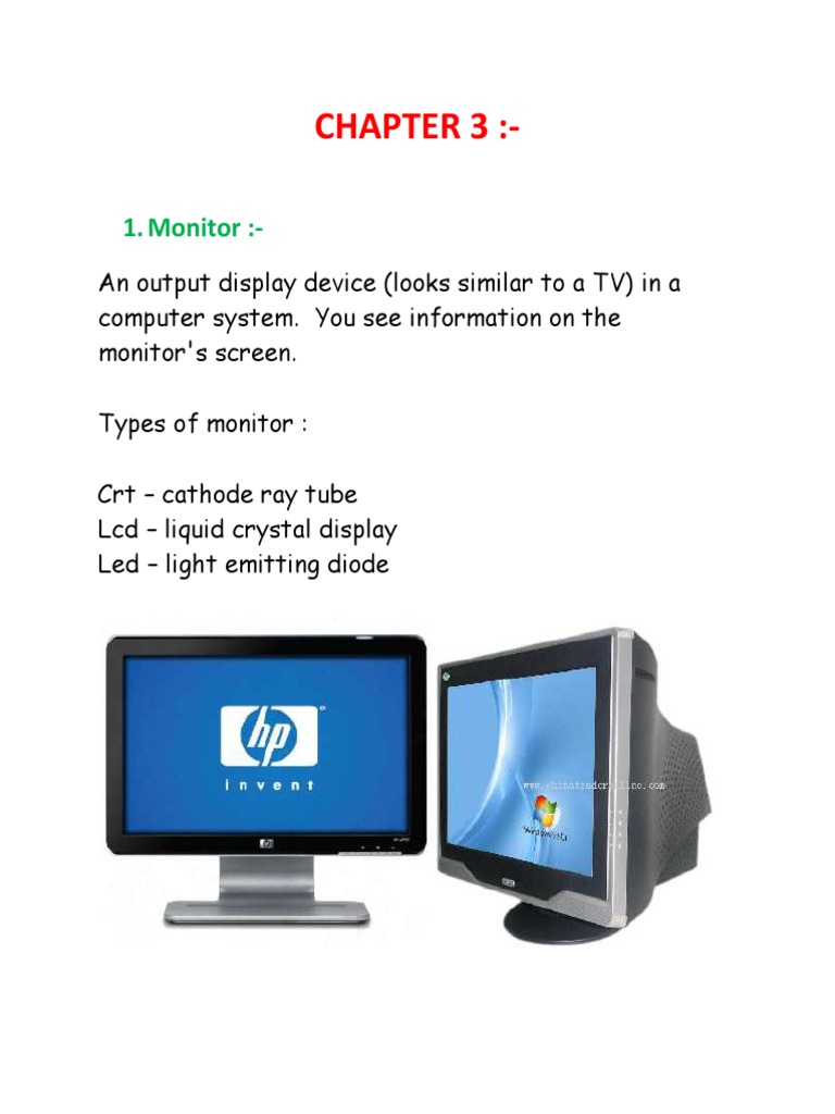 Computer Parts | PDF | Computer Monitor | Bios