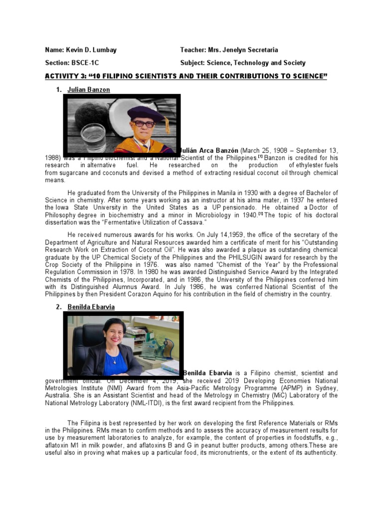 Activity 3 (STS) | PDF