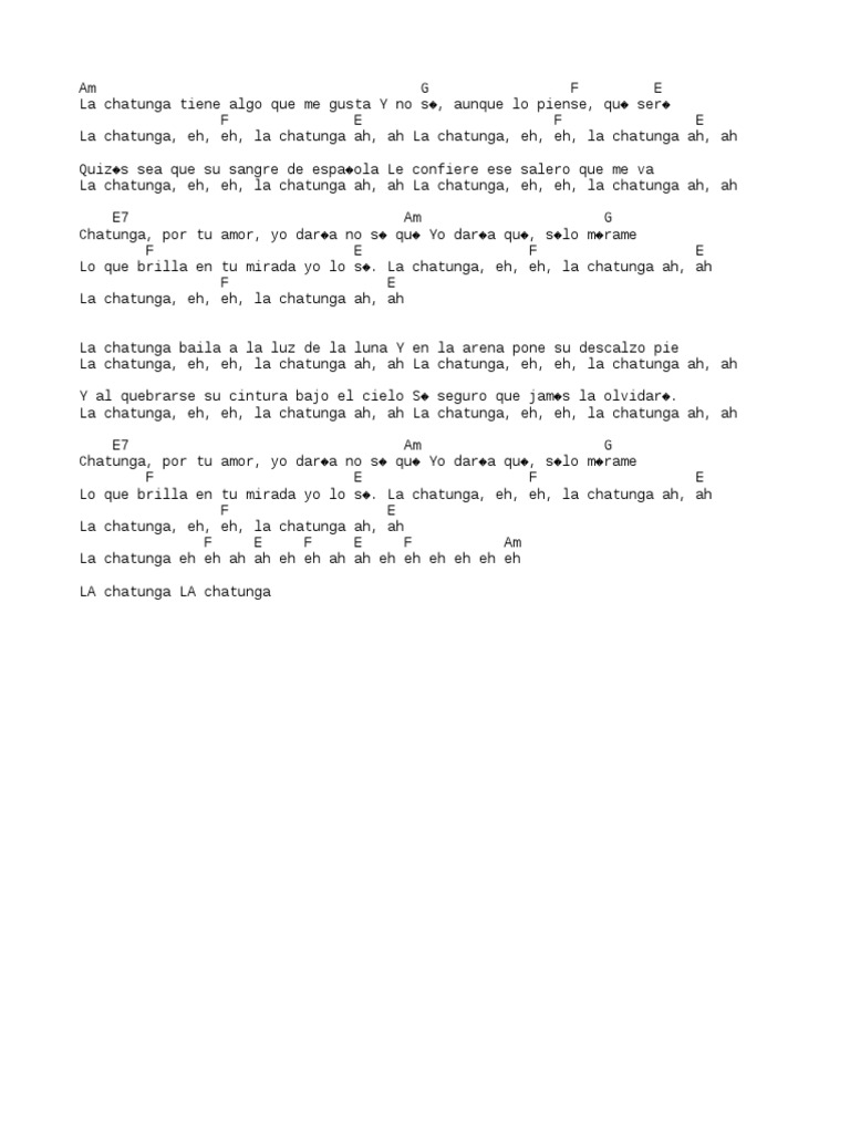 Luis Aguilé - La Chatunga | PDF | Arte | Poesía