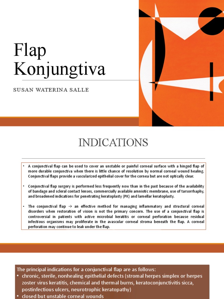 Conjunctival Flap Surgery Guide | PDF | Cornea | Medical Specialties