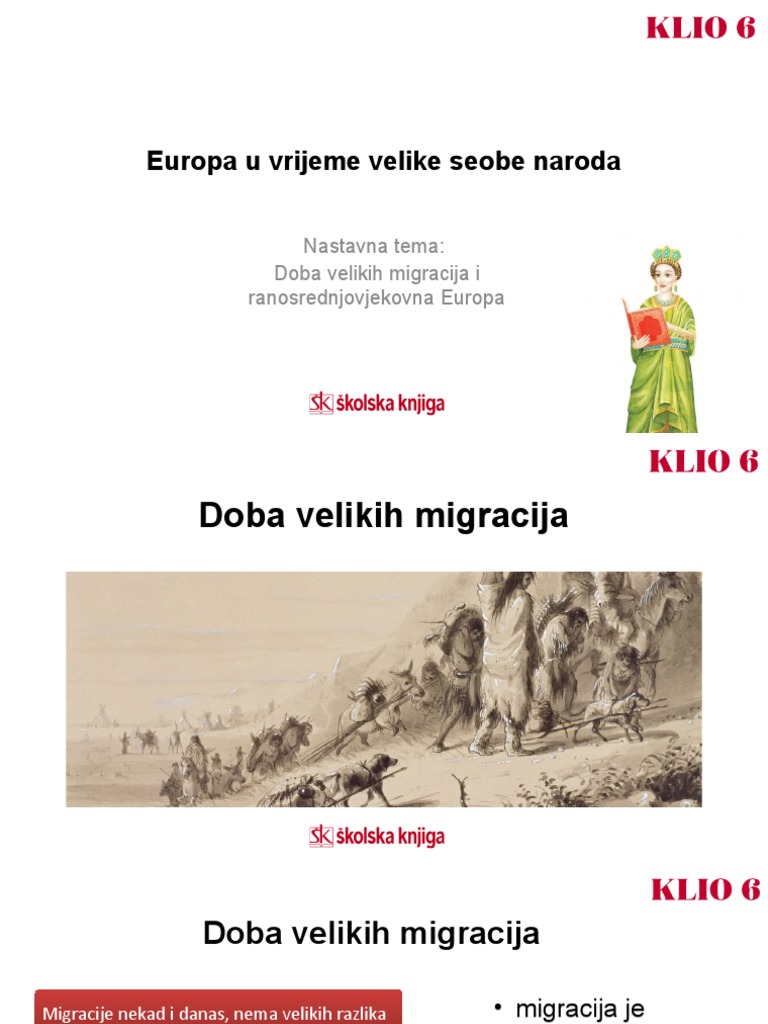 Klio 6 - PPT - 1.1. Europa U Vrijeme Velike Seobe Naroda | PDF