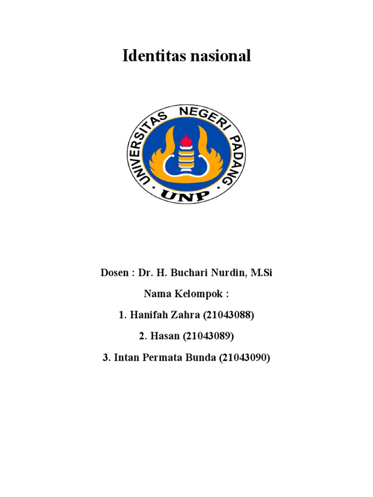 Tugas Kelompok - Pendidikan Kewarganegaraan - Identitas Nasional | PDF Tugas Kelompok - Pendidikan Kewarganegaraan - Identitas Nasional | PDF