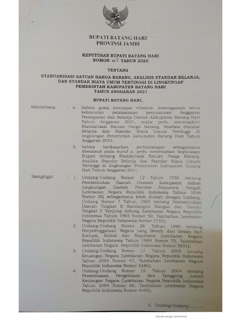 Standar Harga Ta 2021 | PDF | Manufactured Goods | Machines