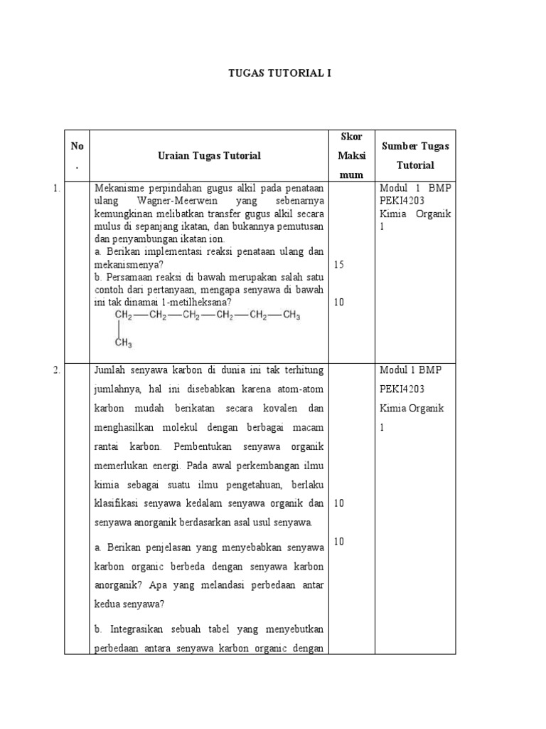Tugas Tutorial I | PDF
