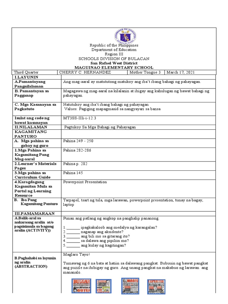 Cot 1 - MTB 3-DLP | PDF
