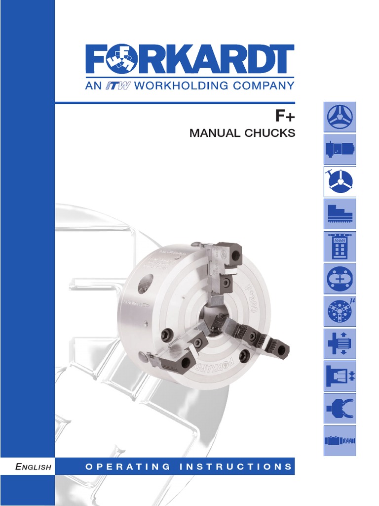 Manual Chucks: Operating Instructions | PDF | Screw | Equipment
