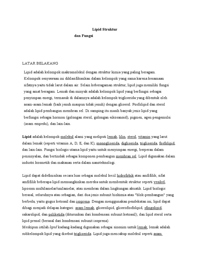 ANDI TENRI SANDA DATU - 14120200169 - B8 - TUGAS Lipid Struktur Dan ...