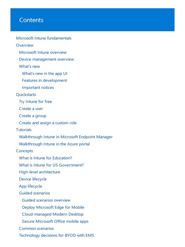 What Is Microsoft Intune-ALL | PDF | Mobile App | Ios