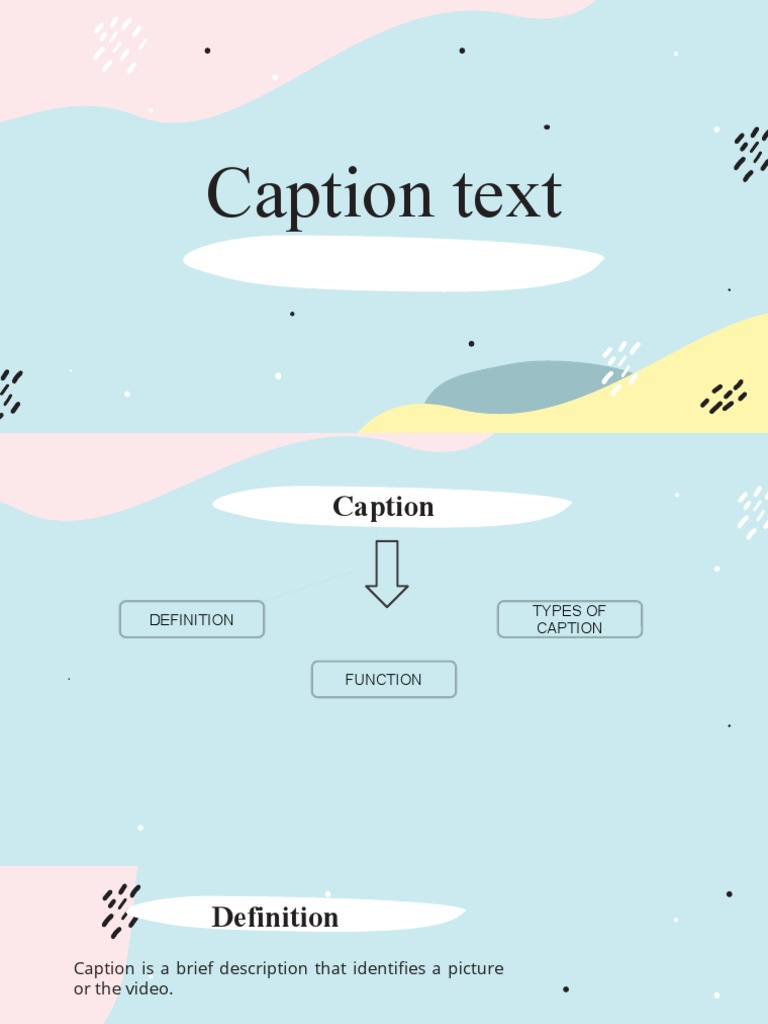Caption Text | PDF