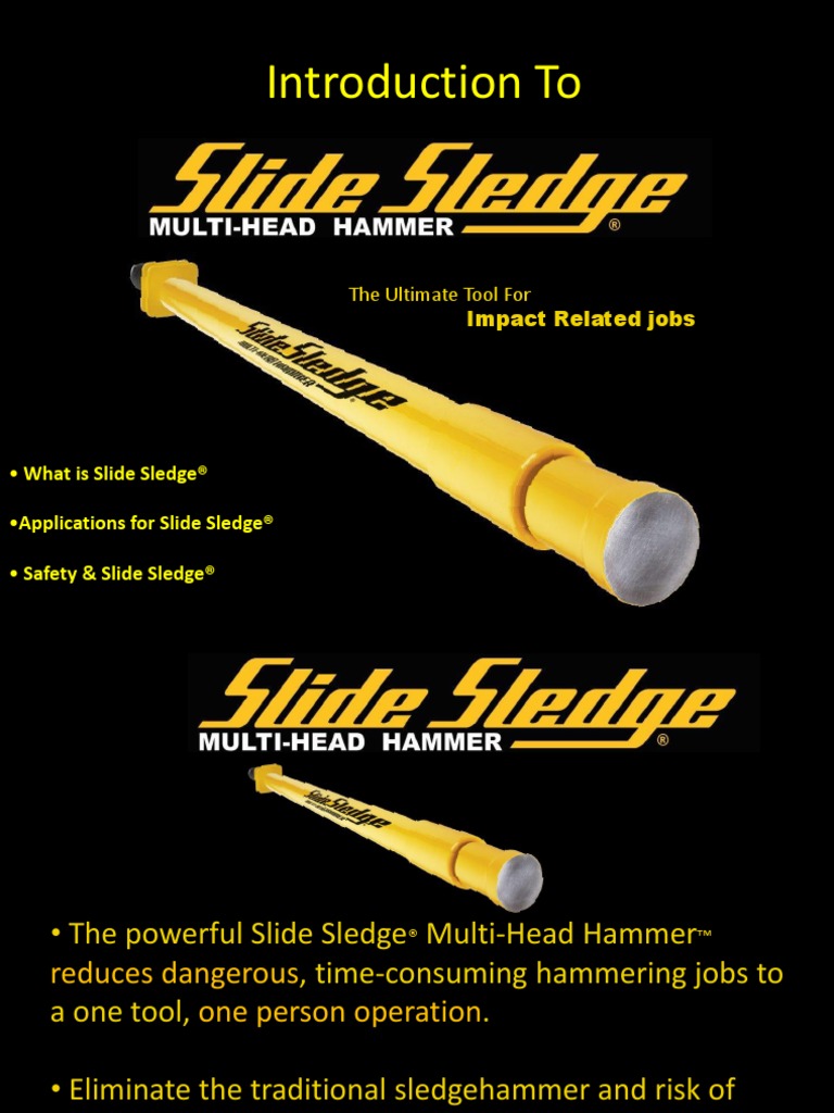 Slide Sledge Multi Head Hammer Features Guide | PDF | Hammer | Tools