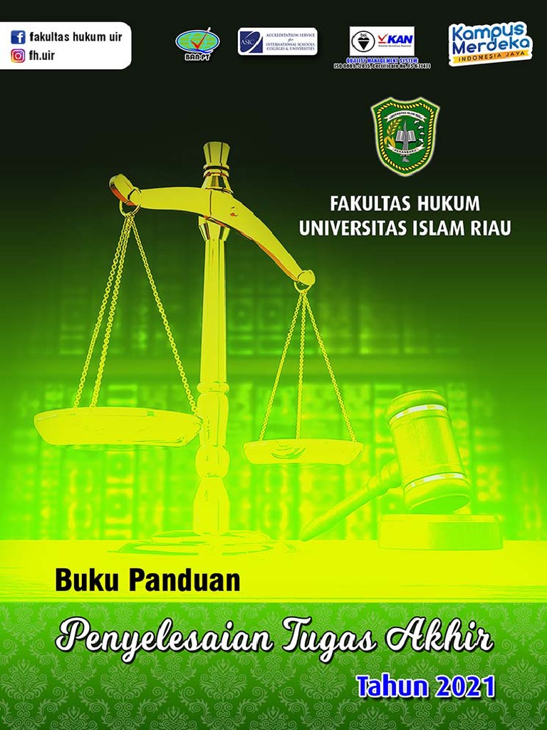 Buku Panduan Skripsi FH Uir Revisi 2021 V1a Revisi 1 | PDF