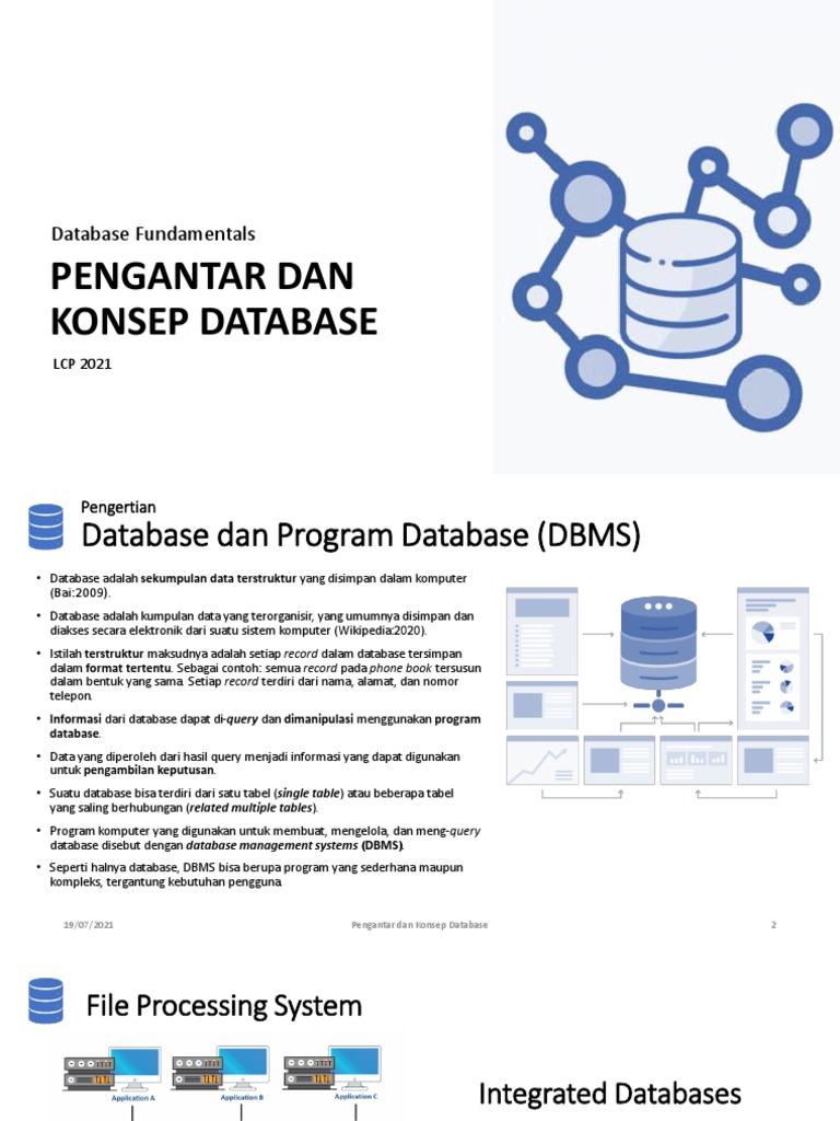 Pengantar Dan Konsep Database | PDF