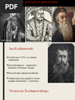 Jan Kochanowski Notatka | PDF