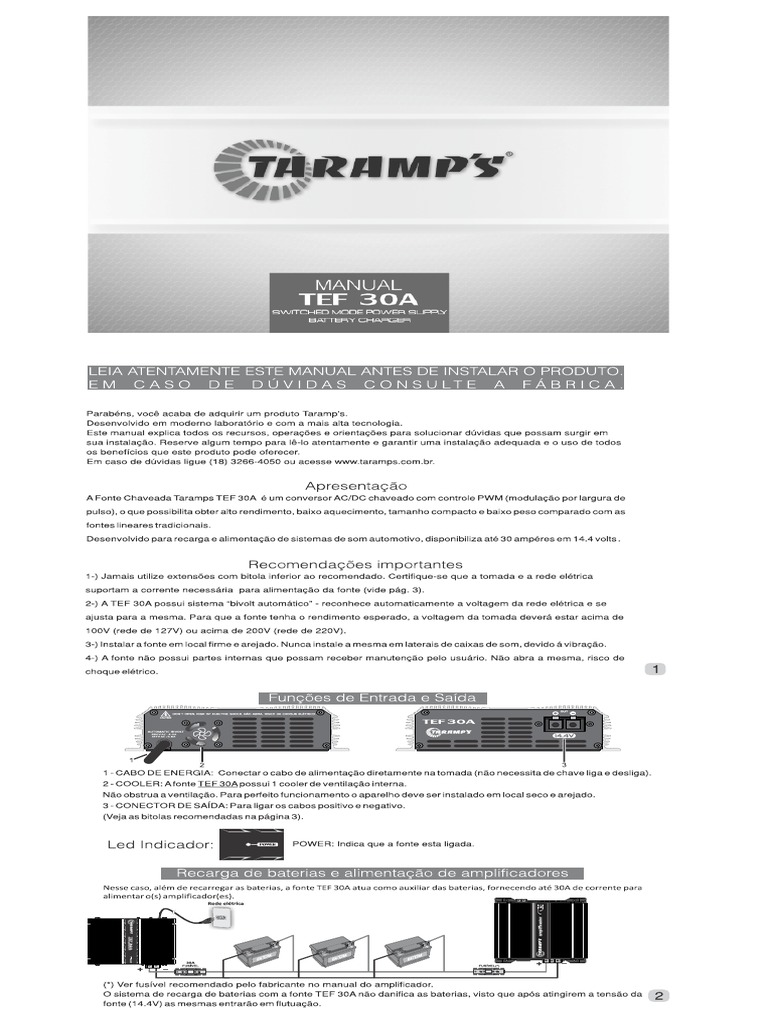 Manual Tef 30a Site | PDF