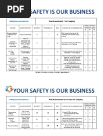 Coshh Silicone Sealant Risk Assessment | PDF | Chemistry | Workplace