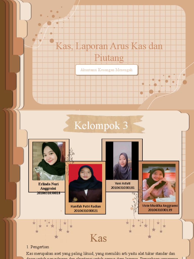 Mengenai Kas, Laporan Arus Kas Dan Piutang | PDF