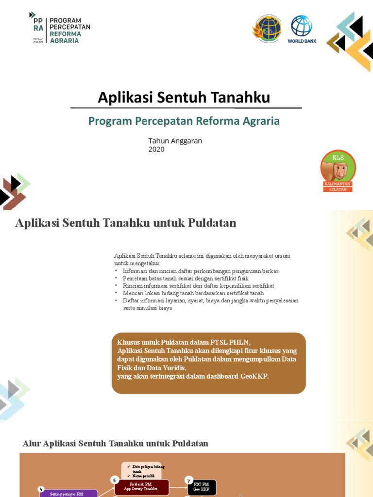 Aplikasi Sentuh Tanahku untuk Puldatan | PDF | Pengelolaan Keuangan & Uang