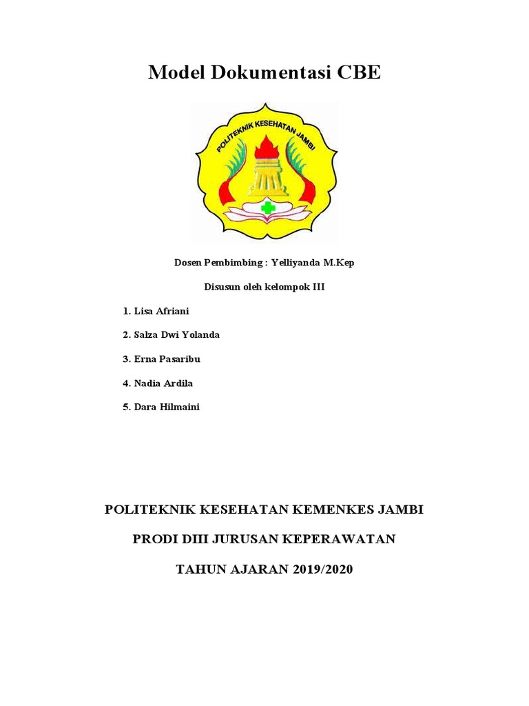 Model Dokumentasi CBE Kelompok 3 | PDF | Karier & Perkembangan | Bisnis