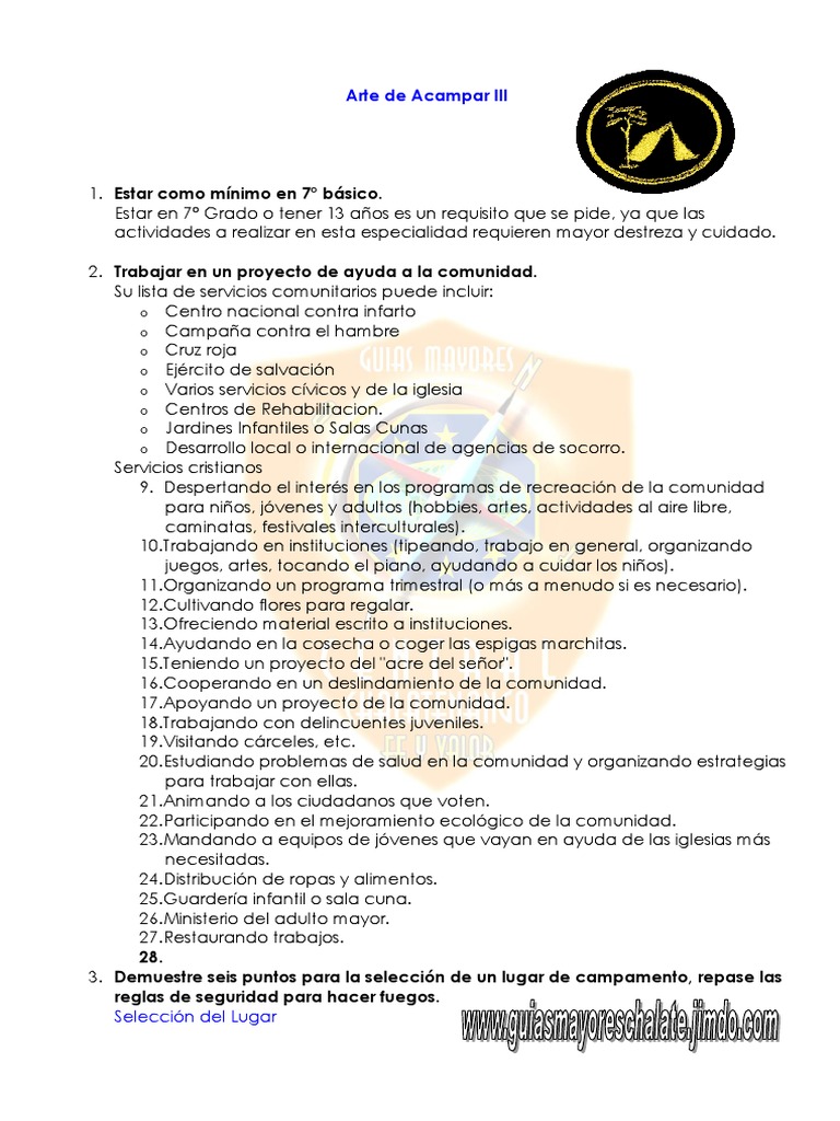 Campamento III | PDF | Mochila | Estufa de cocina