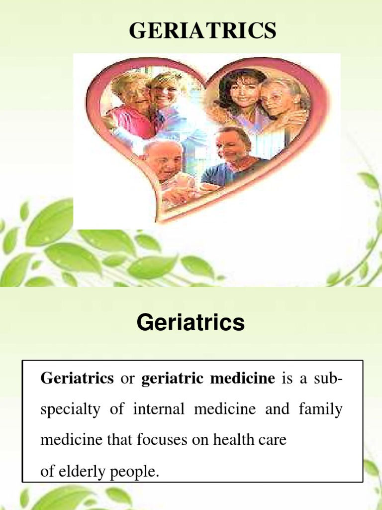 Introduction to Geriatric Care Principles | PDF | Geriatrics ...