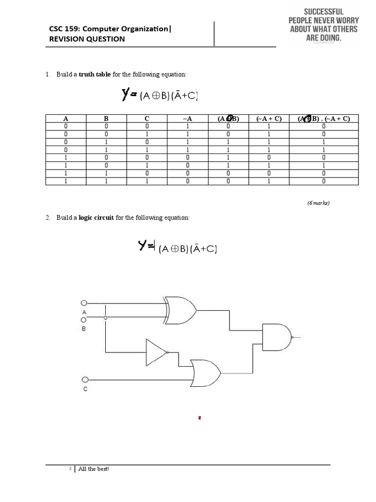 Revision Q (Answer) | PDF | Computer Engineering | Computer Architecture