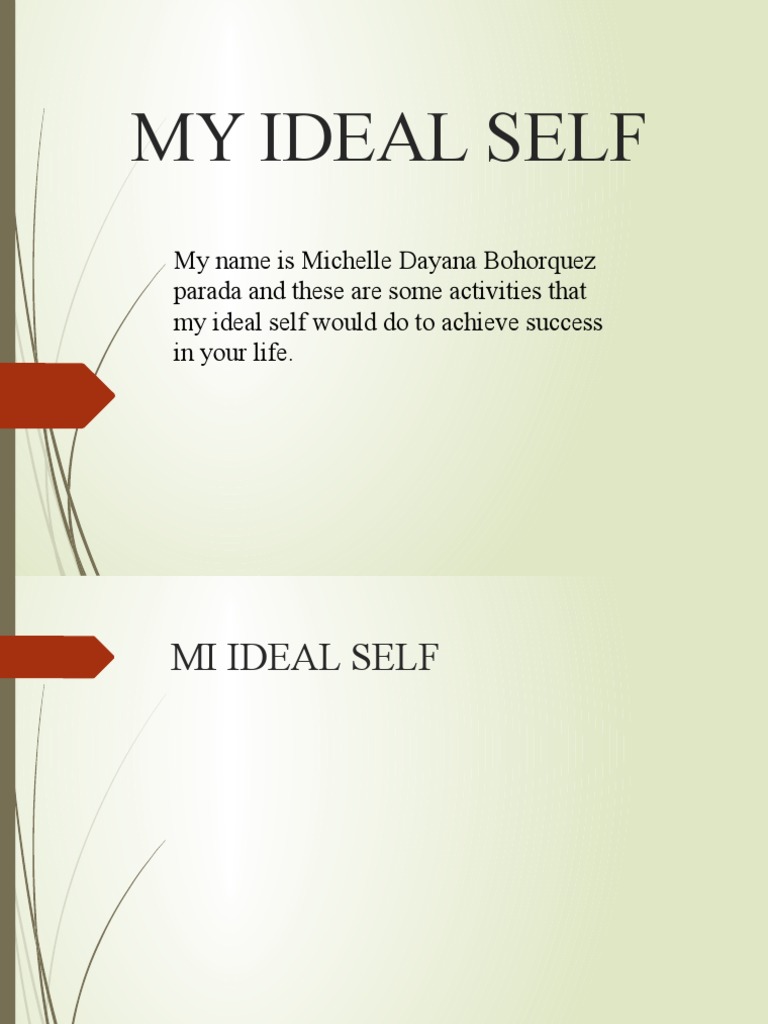 My Ideal Self | PDF | Wellness | Lifestyle