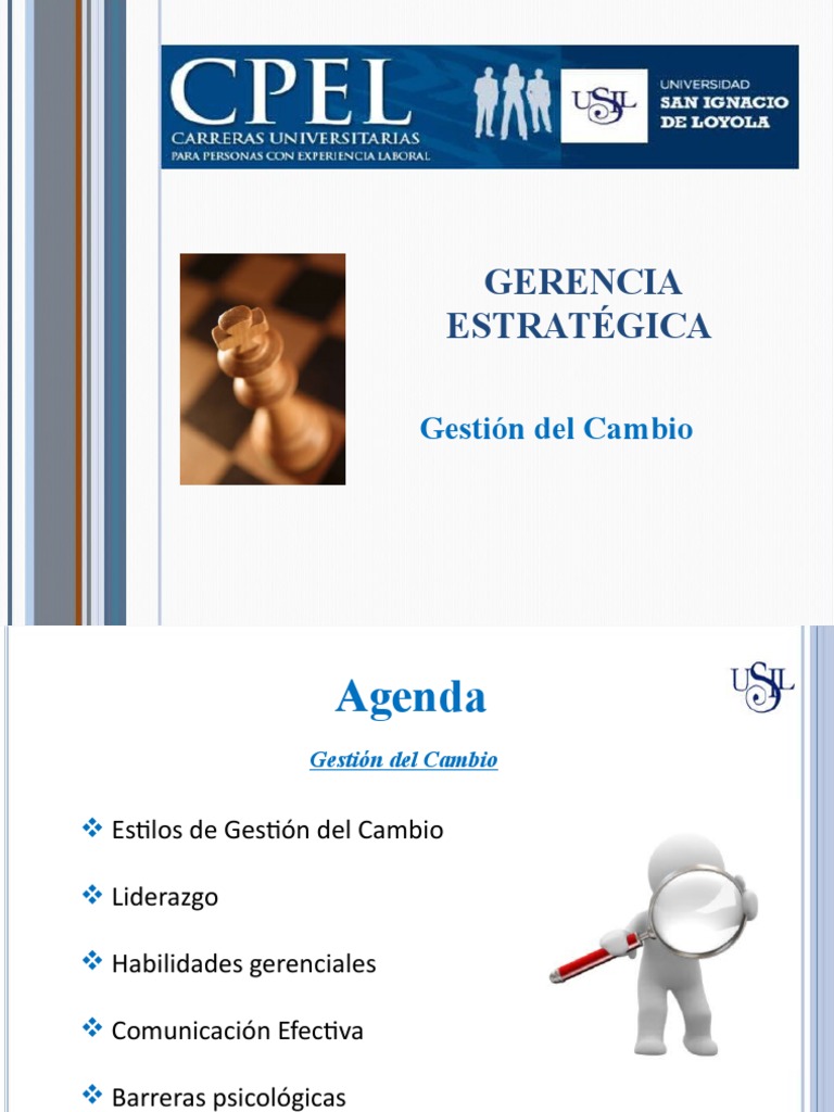 Sesion 5 T9 Gestion Del Cambio | PDF | Liderazgo | Comunicación
