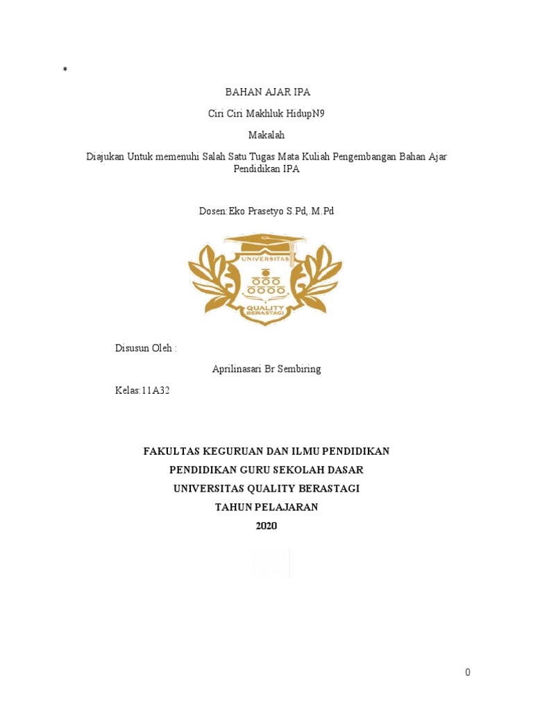 Bahan Ajar Ipa | PDF | Sains & Matematika